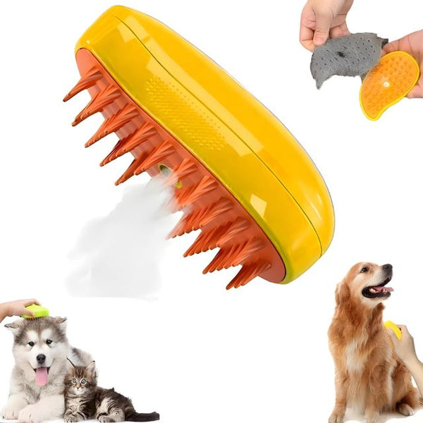Steamy Dog Brush - No More Fur Everywhere - KitcHome+
